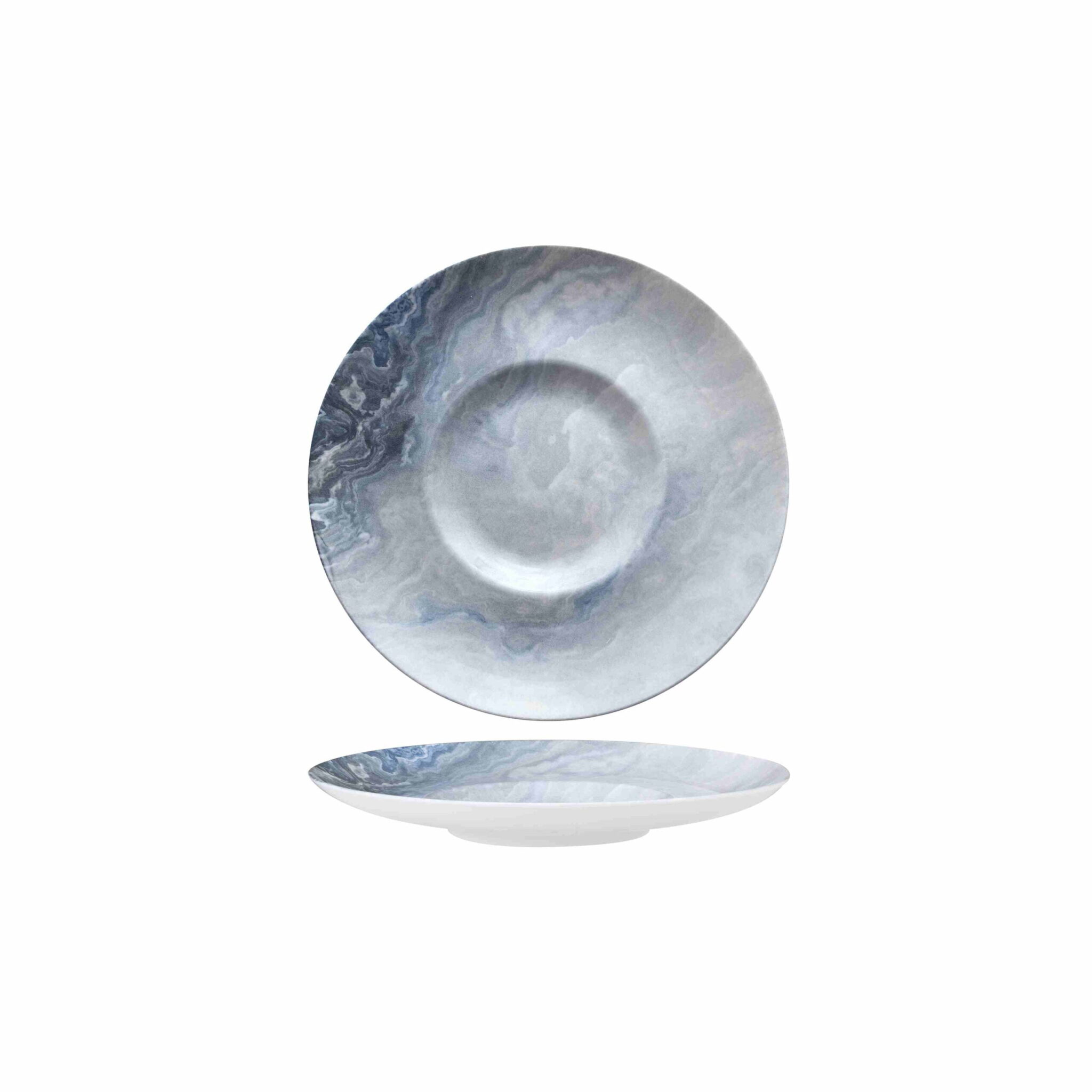 Gural Piatto Piano Con Falda Gourmet Collezione Clouds Athens New Bone ...